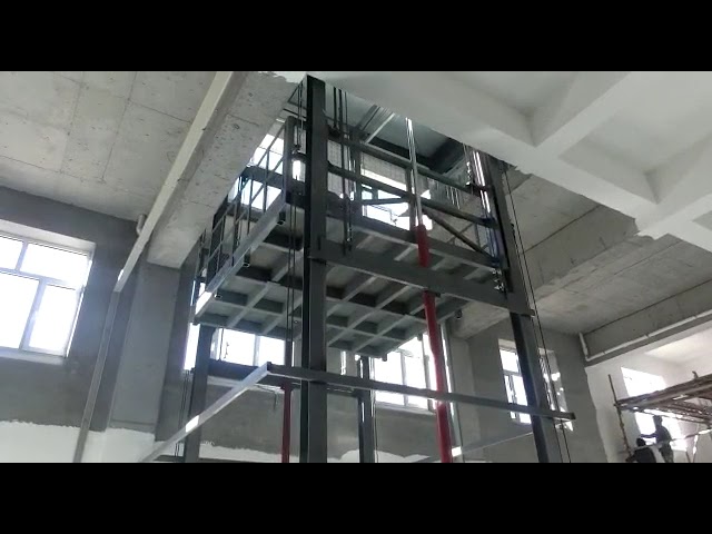 Guide Rail Cargo Lift – PT. NLP Tech